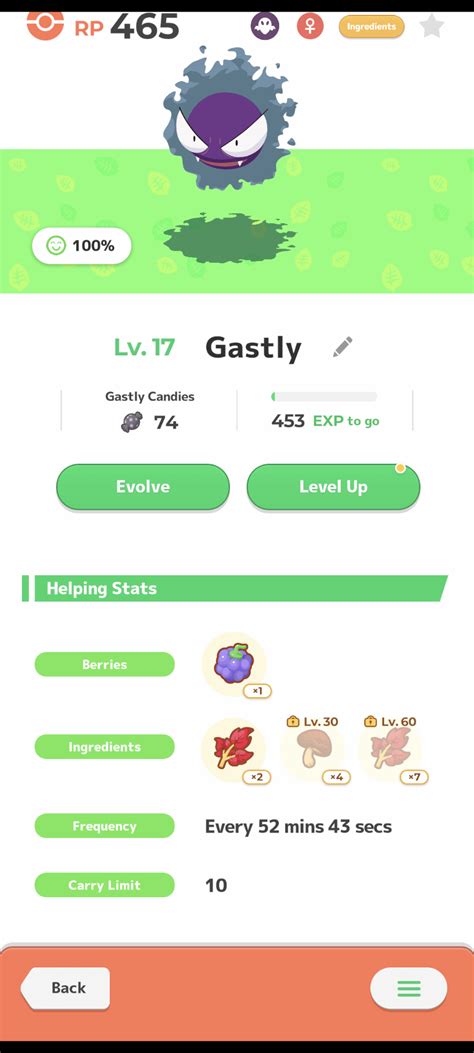 3 Shiny Gastly R Pokemonsleep