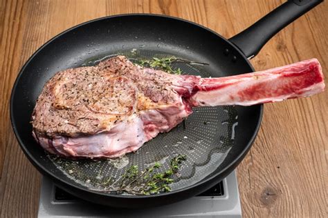 Tomahawk Steak Pan Sear And Oven Cooking Method By Flawless Food