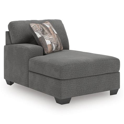 Ashley Newellen 3 Piece Sectional Wdouble Chaise