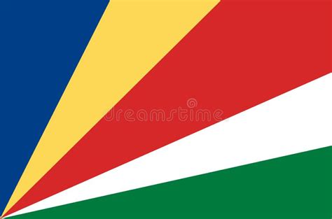 Seychelles National Flag Official Flag Of Seychelles Accurate Colors