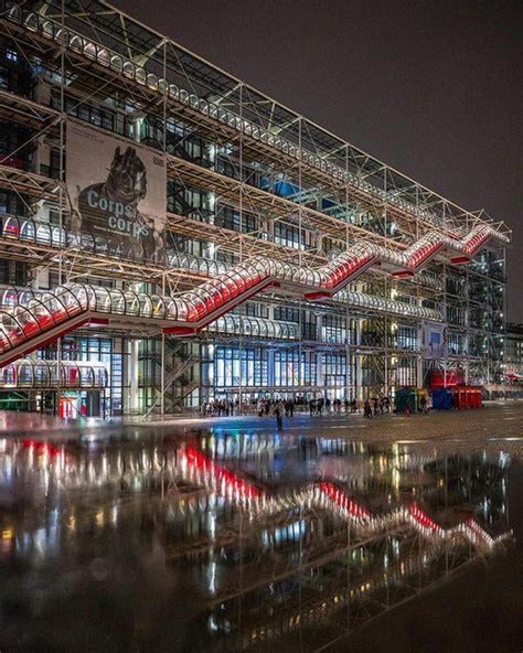 Centre Pompidou Is A Museum Famous For Its Innovative Architecture
