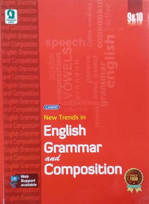 Candid New Trends In English Grammar And Composition Class 9 10 9789350634561 Evergreen
