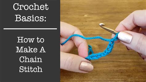 Chain Stitch Crochet Tutorial At Joel Kates Blog