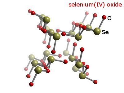 WebElements Periodic Table Selenium Selenium Dioxide
