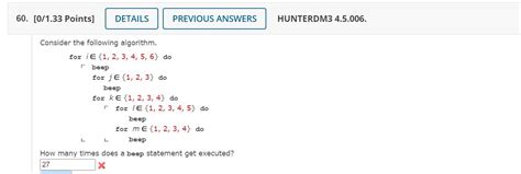 Solved 60 0133 Points Details Previous Answers
