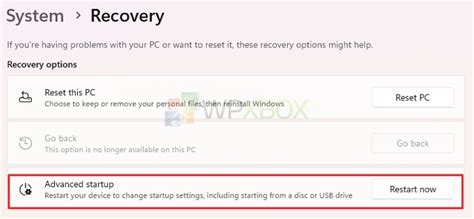 Boot Windows Into Advanced Startup Options Advanced Recovery