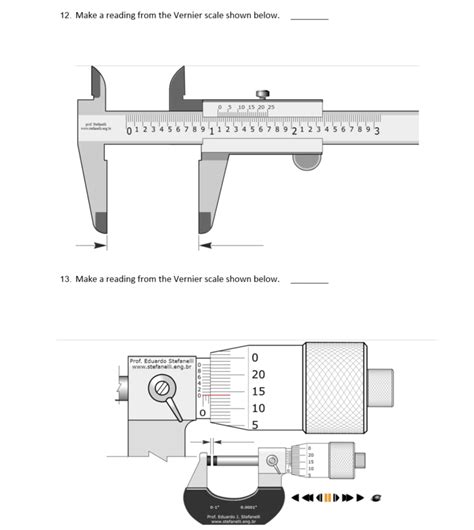 Solved Make A Reading From The Vernier Scale Shown Chegg Com