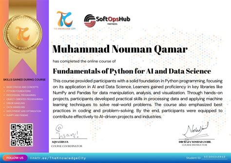 Muhammad Nouman Qamar On Linkedin Python Ai Datascience Machinelearning Numpy Pandas