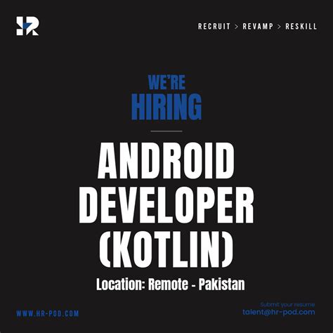 Hr Pod Hiring Talent Globally On Linkedin Android Java Kotlin Mobiledeveloper Remotejobs