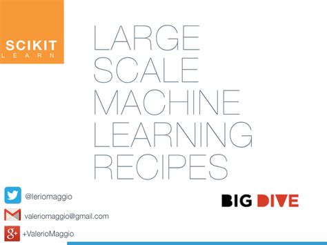 Large Scale Machine Learning Bigdive 4 Speaker Deck