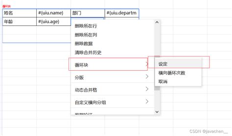 积木报表 报表常用操作 Csdn博客
