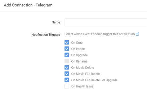 Radarr Does Not Allow Sending Notification On Delete · Issue 6188