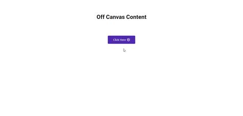 Off Canvas Content Happyaddons