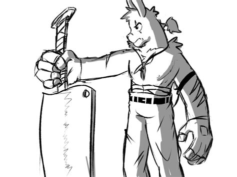 Scketch Practice Warrior Bunny By Richpuma Fur Affinity [dot] Net