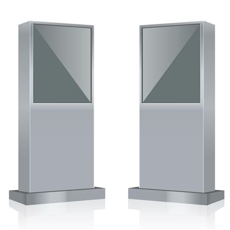 전시관 키오스크 벡터 Freepik에서 무료 고품질 벡터를 다운로드하세요 Freepik