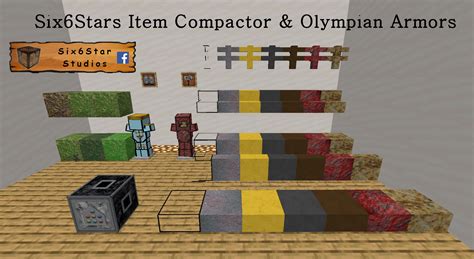 Six Stars Item Compactor And Olympian Armors Minecraft Mods CurseForge