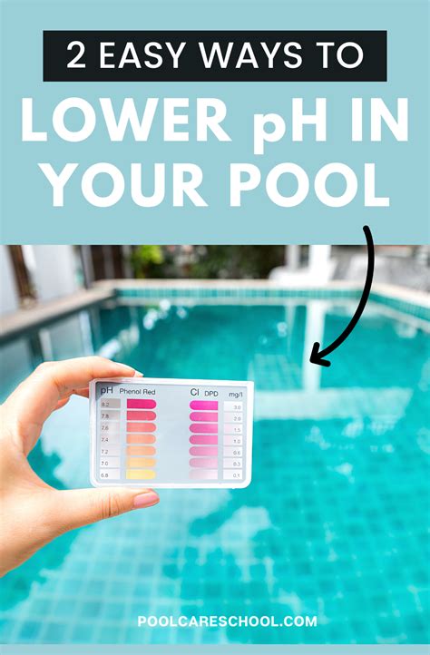 How To Lower Ph In Pool Easy Pool Maintenance Tips Pool Care Pool