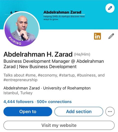 Abdelrahman H Zarad On Linkedin Thanks For 4444 Professional In My
