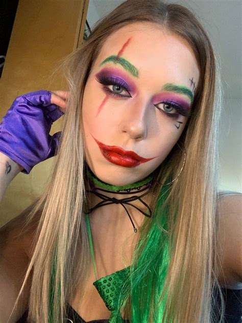 Female Joker Makeup Joker Halloween Makeup Joker Makeup Joker