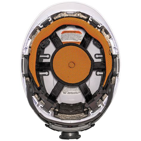 Safety Helmet Type 2 Non Vented Class E With Rechargeable Headlamp