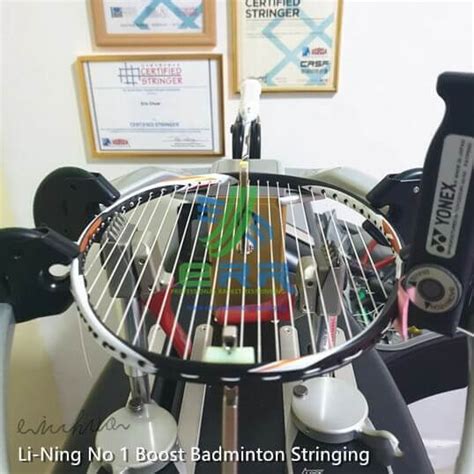 Li Ning No 1 Boost Badminton Stringing Review Err Kl 1