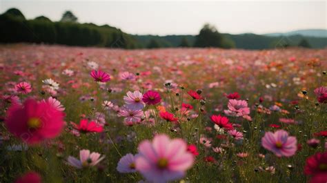 코라야마 코스모스밭 코스모스밭의 코스모스 꽃 고화질 사진 사진 배경 일러스트 및 사진 무료 다운로드 Pngtree