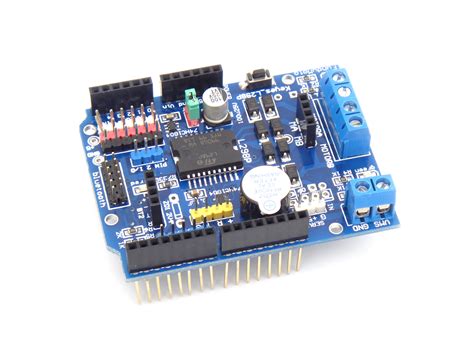 Modulo Shield Arduino Uno Puente H L298p 2 Motor Dc Moviltronics