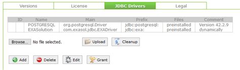 Manage Jdbc Drivers Azure Exasol Db Documentation
