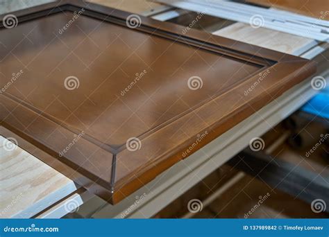 Wooden Furniture Facade Lacquered Frame Facade Mdf Wooden Furniture