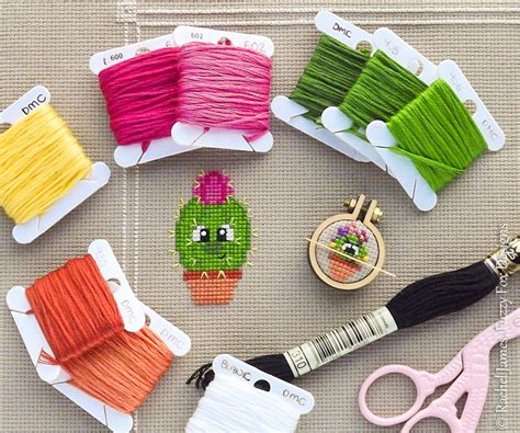 Ruby The Ball Cactus Cross Stitch Pattern PDF Prickly But Etsy