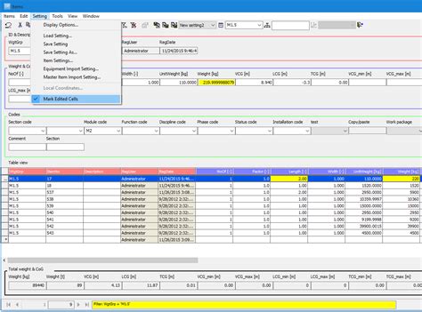 2 Shipweight Basics 29 The Item Window Entering Weight Information