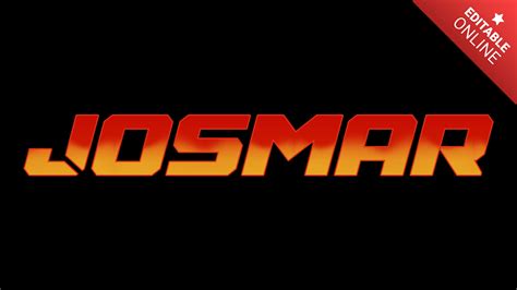 Josmar Fire Online Text Effect Generator