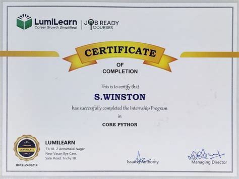 Winston S On Linkedin Python Internship Learning Corepython Codingjourney Lumilearn