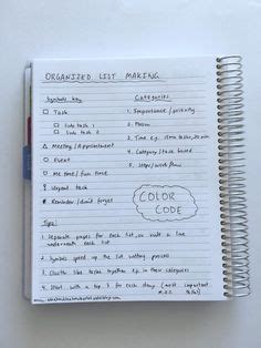 Planner Coding Systems Ideas Color Coding Planner Planner Color Coding