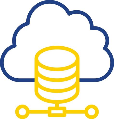 Cloud Database Vector Icon Design 16320879 Vector Art At Vecteezy