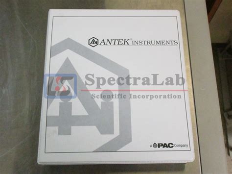 Antek Model 9000vlls Low Level Sulfur Analyzer Pac Spectralab