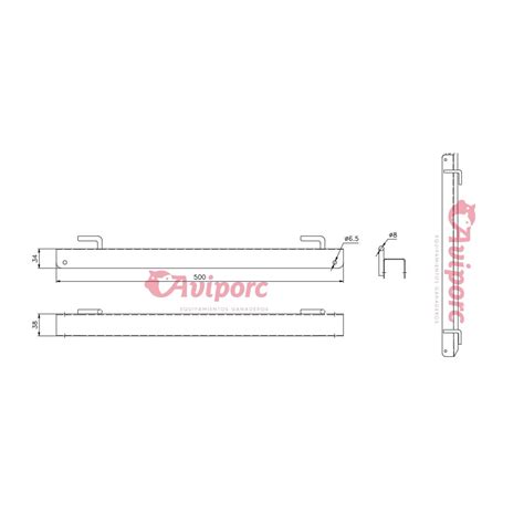 Herraje Inox U Gancho Drcho Aviporc