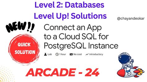 Connect An App To A Cloud Sql For Postgresql Instance Gsp919 Qwiklabs Youtube