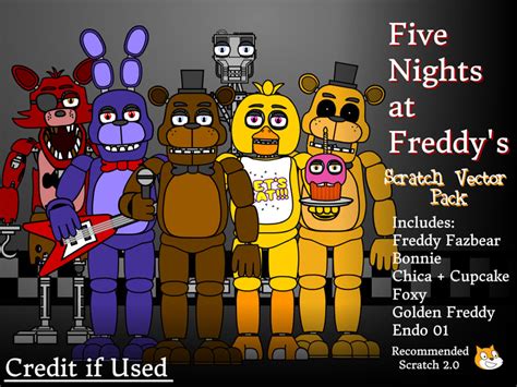 Five Nights At Freddys Scratch Vector Pack By Rustyreddo On Deviantart