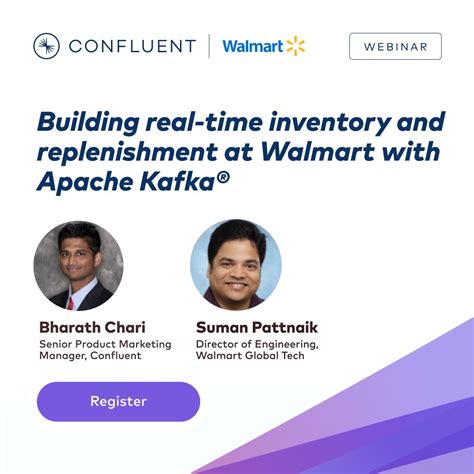 Confluent Linkedin‘de Real Time Inventory And Real Time Replenishment Use Cases At Walmart From…