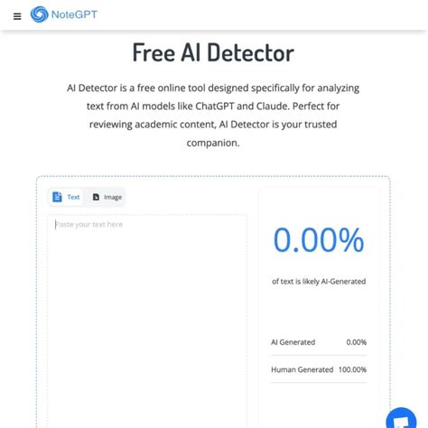 NoteGPT AI Detector DetectorTools Ai