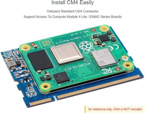 Waveshare Raspberry Pi Compute Module 4 To Compute Module 3 Adapter