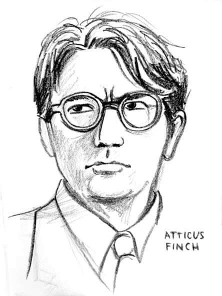 Atticus Finch Sketch At PaintingValley Com Explore Collection Of Atticus Finch Sketch