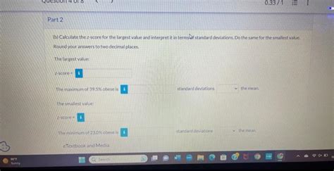 Solved Computer Output Giving Descriptive Statistics For The