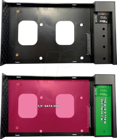 Lc Dock C M External Inch Sata Hdd M Nvme Enclosure Aluminium Usb At Reichelt