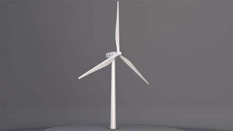 3d Onshore Wind Turbine Model Turbosquid 2108546