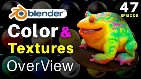 Blender Full Training Episode 47 Cartoon Color And Texture Overview Blender Texture
