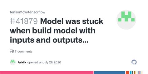 Model Was Stuck When Build Model With Inputs And Outputs Based On Transformer · Issue 41879