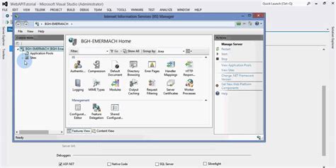 Hosting Asp Net Web Api In Iis And Iisexpress Youtube