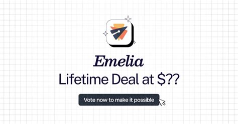 Emelia Lifetime Deal One Time Payment Lifetime Access